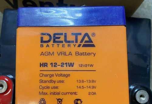 Аккумулятор delta Battery HR 12-21W 12В 5 Ач
