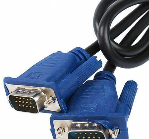 Видеокабель VGA (D-Sub) /VGA (D-Sub), 150cm синий
