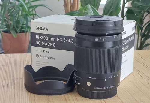 Sigma AF 18-300mm f/3.5-6.3 for Canon