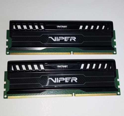 Оперативная память ddr3 8 гб (2x4Gb) Patriot Viper