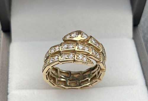 Золотое кольцо bvlgari
