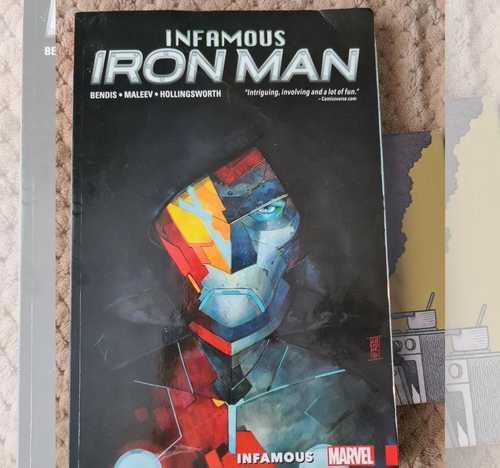 Комикс iron man marvel infamous