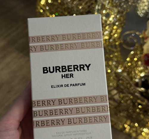 Пустая коробка от духов burberry HER elixir DE