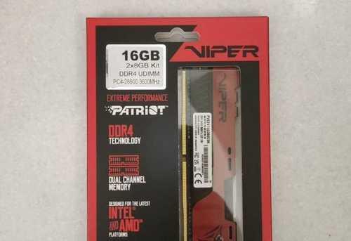 Patriot Viper Elite II 16 Gb 3600Mhz 2x8Gb
