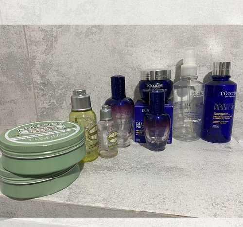 Пустые баночки из под косметики Loccitane