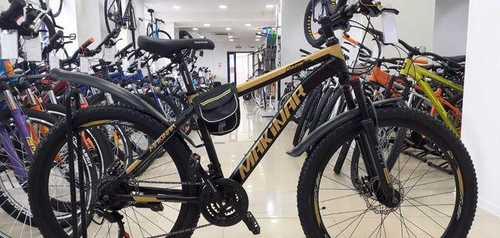 Велосипед Makinar 26 черный оранжевый