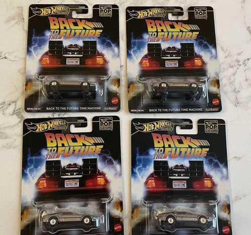 Hot wheels premium DMC Delorean Back to the