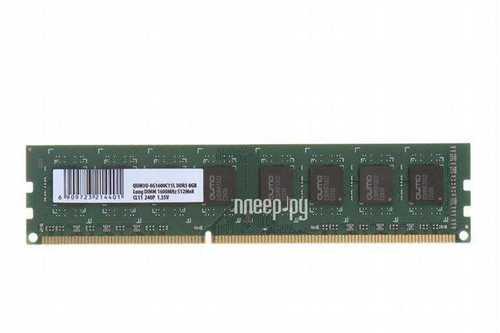 Qumo DDR3 dimm 1600MHz PC3-12800 CL11 - 8Gb QU