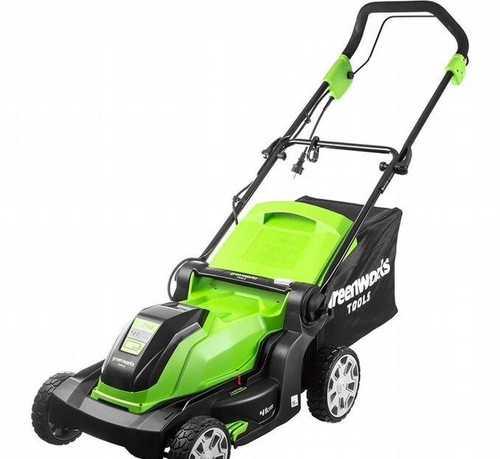 Электрическая газонокосилка GreenWorks GLM1241