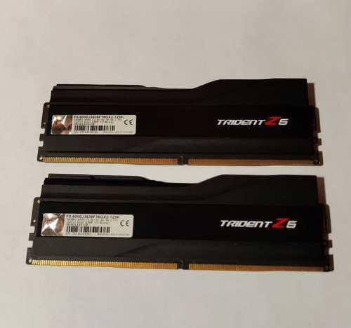 Оперативная память DDR5 32gb 6000 Trident Z5