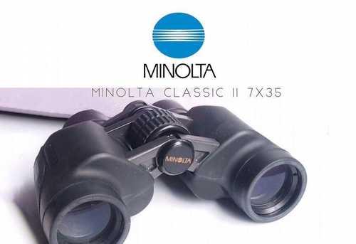 Minolta Classic II 7x 35W бинокль широкий угол 9,3