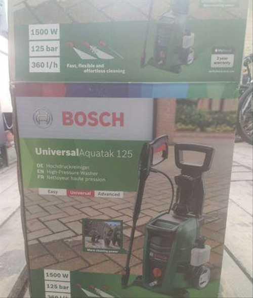 Мойка высокого давления bosch aquatak 125