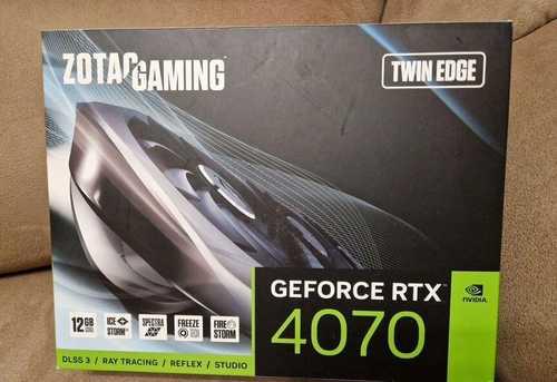 Видеокарта Zotac GeForce RTX 4070 Twin Edge 12GB