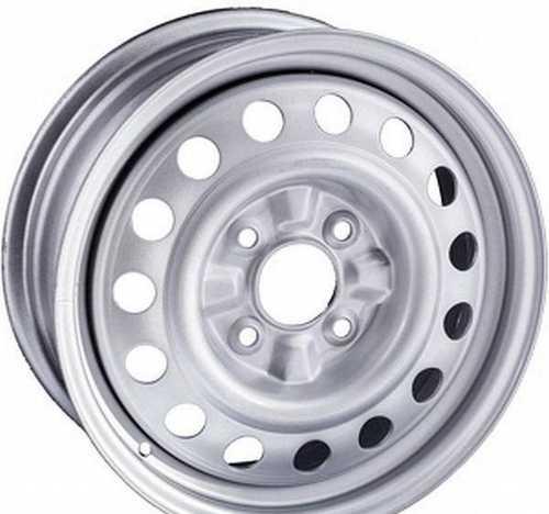 Диски Trebl 4700 5.5x13 4*100 ET38 DIA57.1 Silver Штампованный