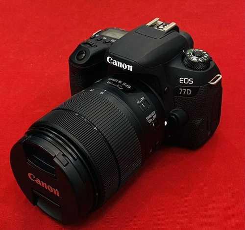 Canon 77d kit 18-135mm nano (как новый)