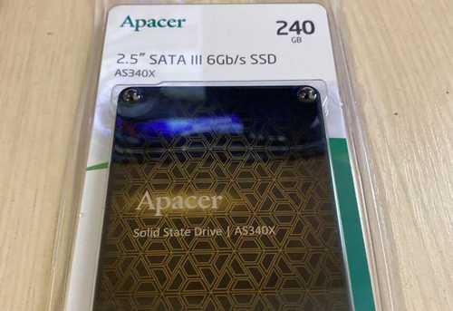 Новый SSD 240гб Apacar SATA