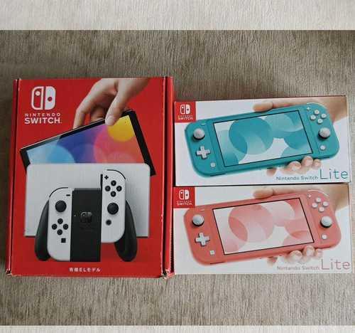 Nintendo Switch Lite Oled прошитые