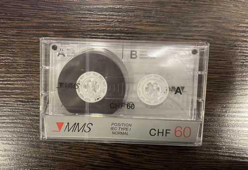 Аудиокассета новая пустая MMS CHF 60