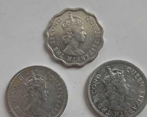 Монеты Белиза, Мексики, Чили