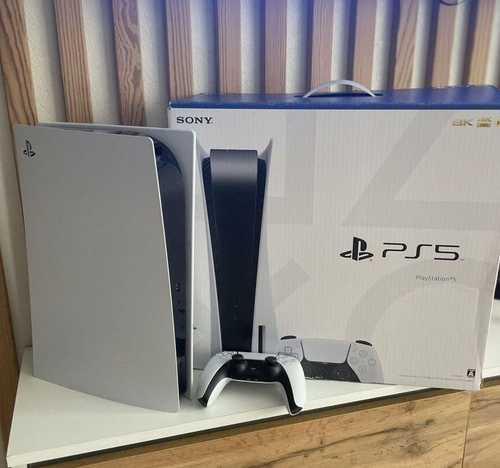 Sony playstation 5 ps5 с дисководом 2 джойстика