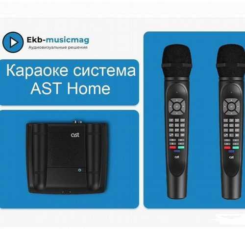 Профессиональная караоке система AST Home (с двумя