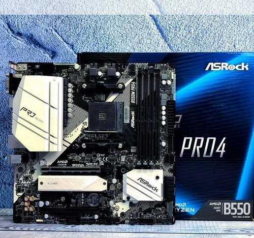 Материнская плата AsRock b550m pro4