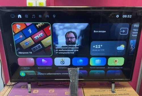 Новый телевизор со smart TV Irbis 32H1YDX161BS2