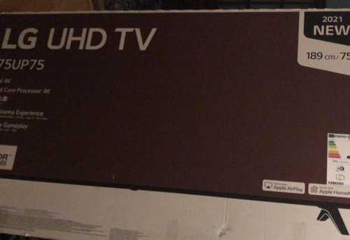 Телевизор LG 4k 75 дюймов
