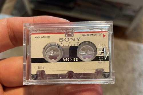 Микро кассета Sony Mc-30