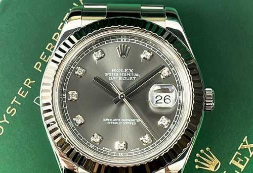 Часы Rolex Datejust Grey Diamond Dial