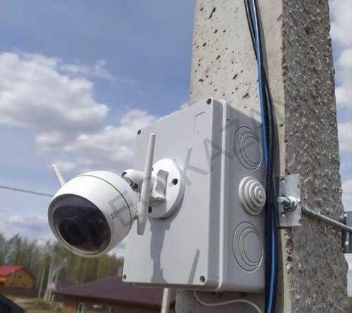 Камера видеонаблюдения на дачу с установкой