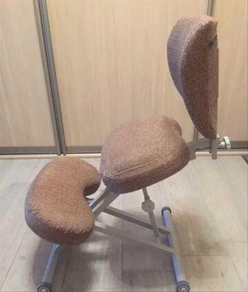 Коленный стул со спинкой ортопедический