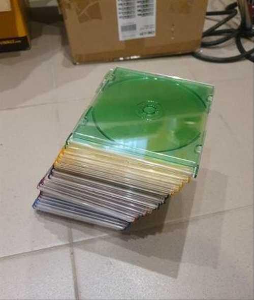 Коробки slim box для CD дисков 30 шт отл.сост