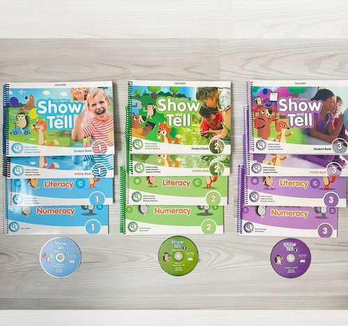 Show and tell 1,2,3 комплект