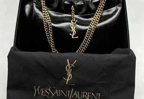Новая женская сумка Saint Laurent чёрная
