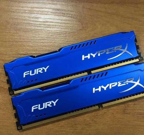 Kingston HyperX Fury Blue Series DDR3 8Gb 1600 MHz