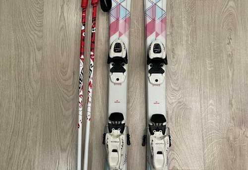 Горные лыжи Volki 110 см + крепления c ботинками