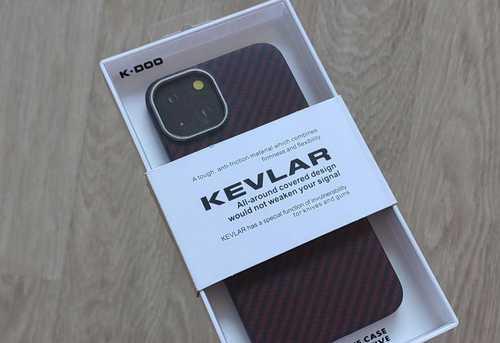 Чехол на iPhone 13 Kevlar k-doo, не Pitaka