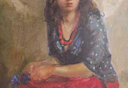 Картина маслом портрет женщины