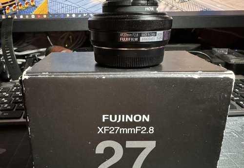 Обьектив Fujifilm fujinon 27 mm f 2.8