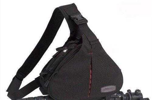 Сумка-рюкзак Caden K1 треугольная черная