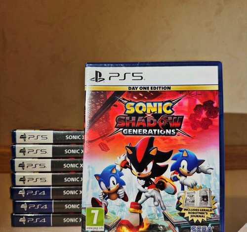 Диск Sonic X Shadow Generations PS4/PS5