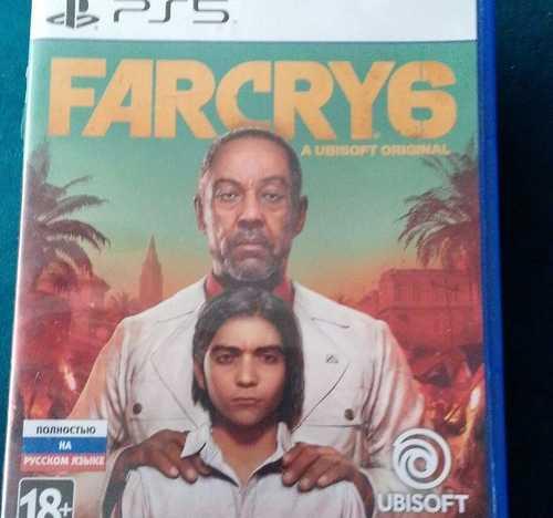 Игра FarCry6 для плейстейшен 5 с дисководом