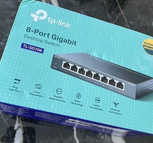 Коммутатор TP-Link TL-SG108 (новый)