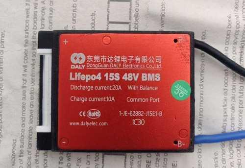 BMS 15s lifepo4 48V 20А