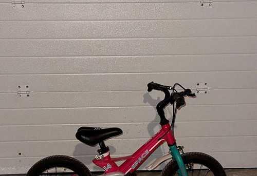 Детский велосипед maxiscoo space стандарт 16" 2021
