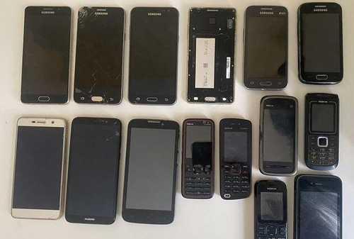 Телефоны iPhone, Samsung, Honor, Nokia, ZTE и др