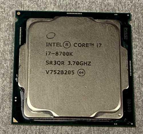 Процессор i7 8700k