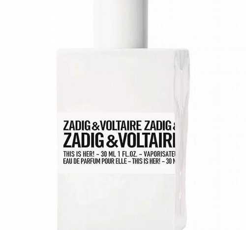 Zadig&voltaire This Is Her пафрфюмерная вода