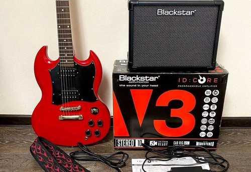 Электрогитара Epiphone SG G-310 Комбик Blackstar